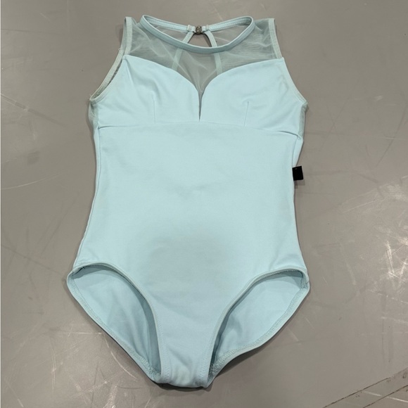 Ainsliewear | Other | Youth L Ainsliewear Light Blue Leotard With Mesh ...